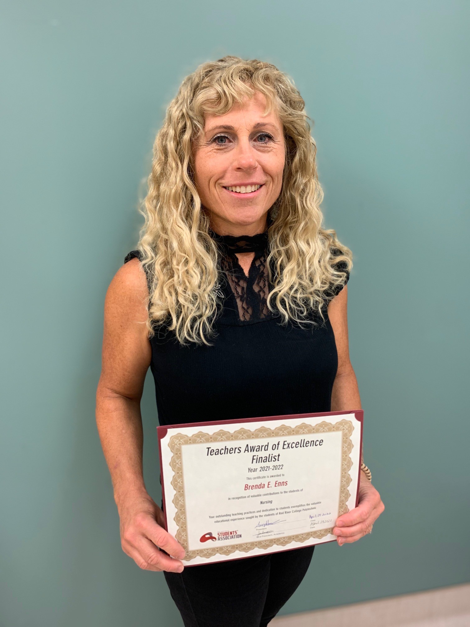 A Special Thank You from Brenda! : RRC Polytech: Academic News