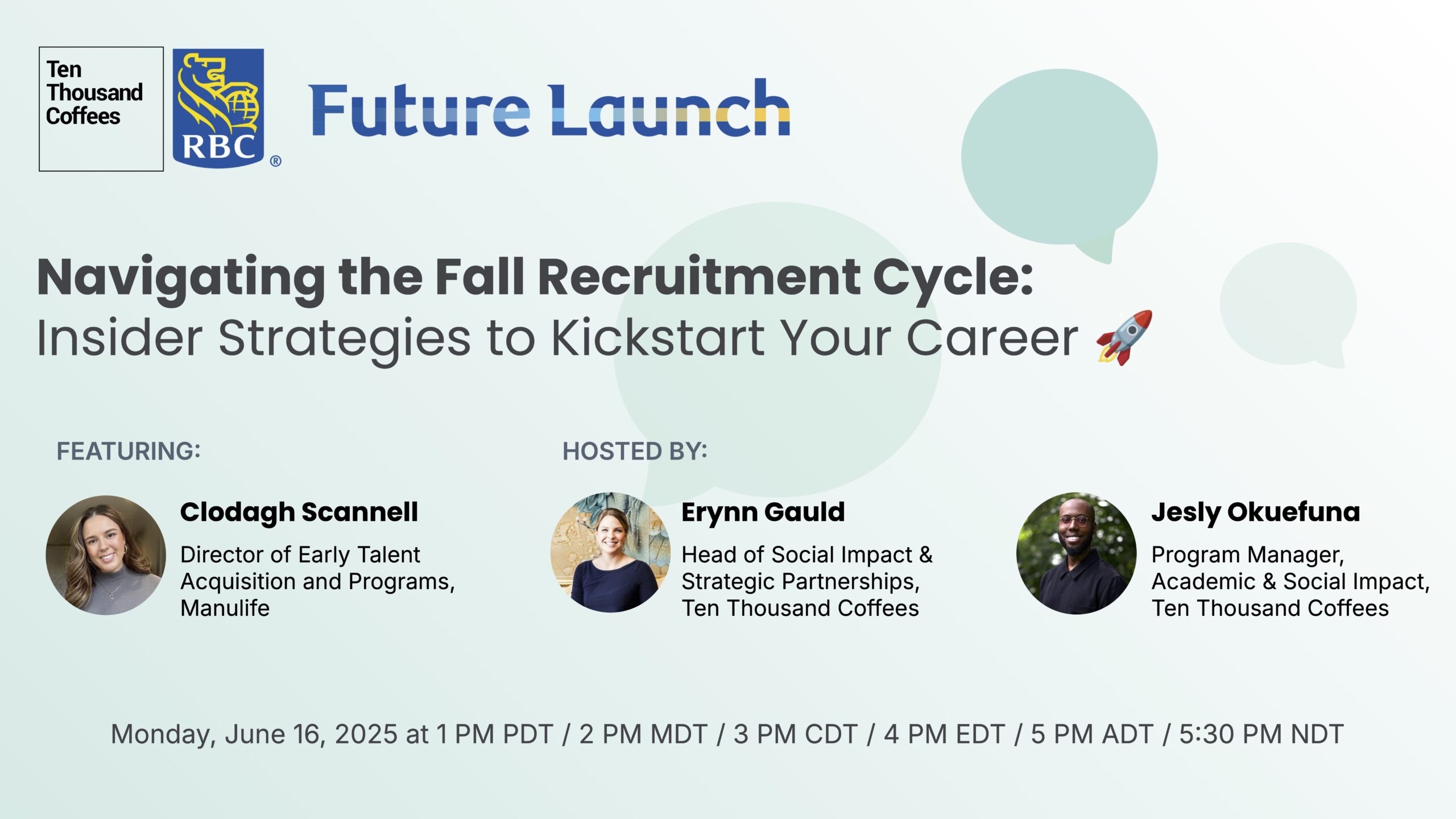 Free Virtual Event: Insider Insights to Kickstart Your Career : RRC ...