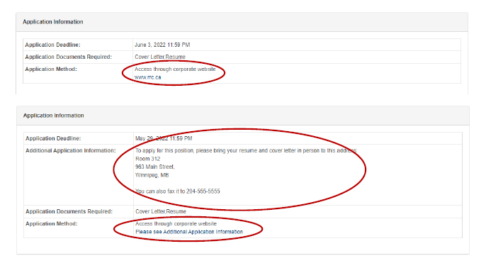 Student and Alumni Instructions : RRC Polytech: Career Services