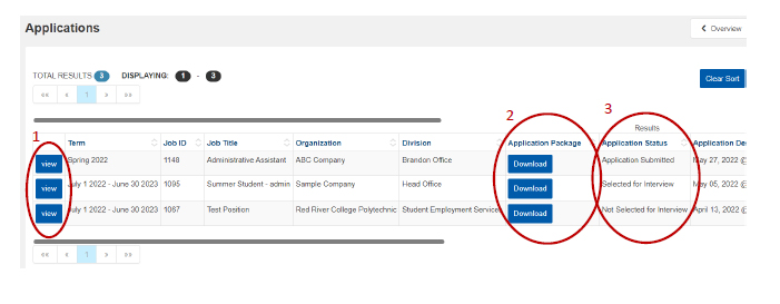 Student and Alumni Instructions : RRC Polytech: Career Services