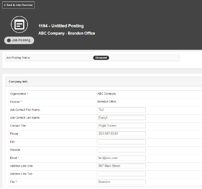 Employer Instructions : RRC Polytech: Career Services