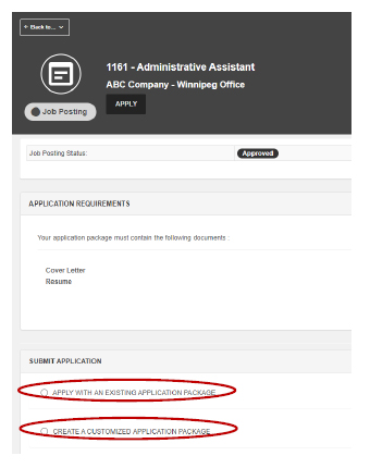 Student and Alumni Instructions : RRC Polytech: Career Services