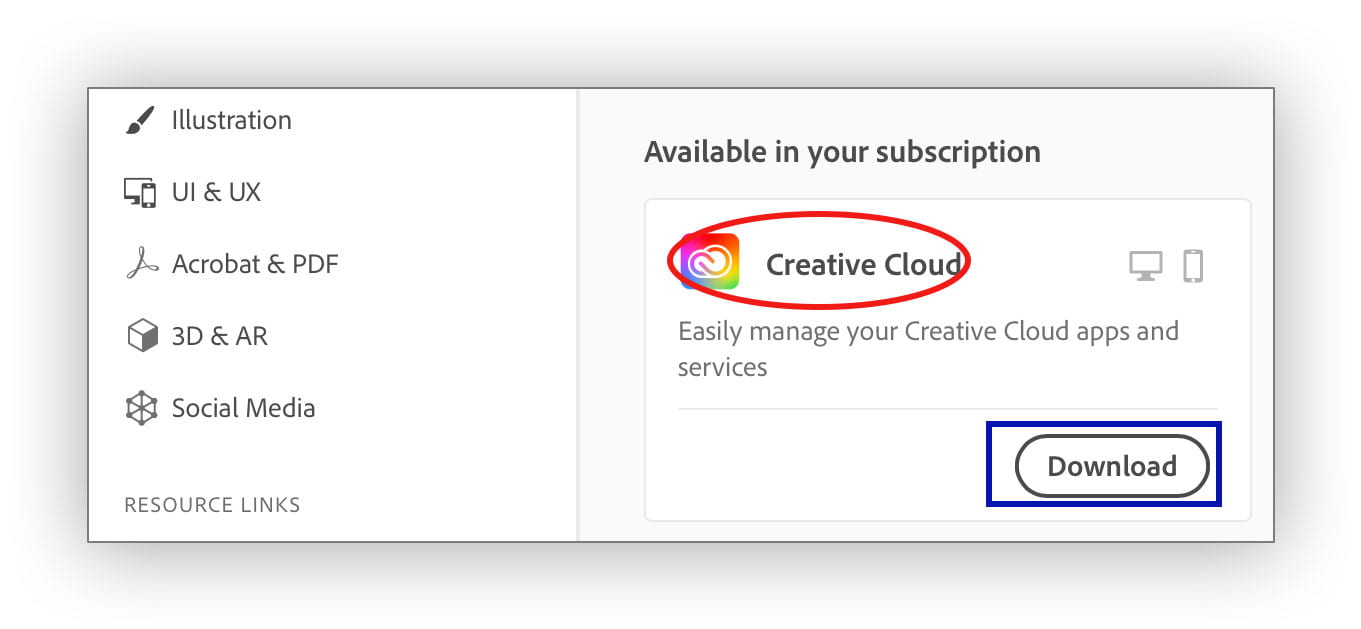 Adobe Creative Cloud Installation : RRC Polytech: Program Explorer