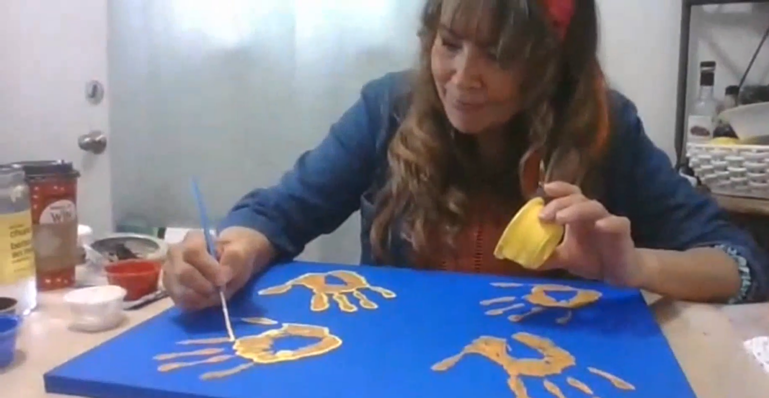 Indigenous Supports Virtual Event: Live Painting with Gayle Sinclaire ...