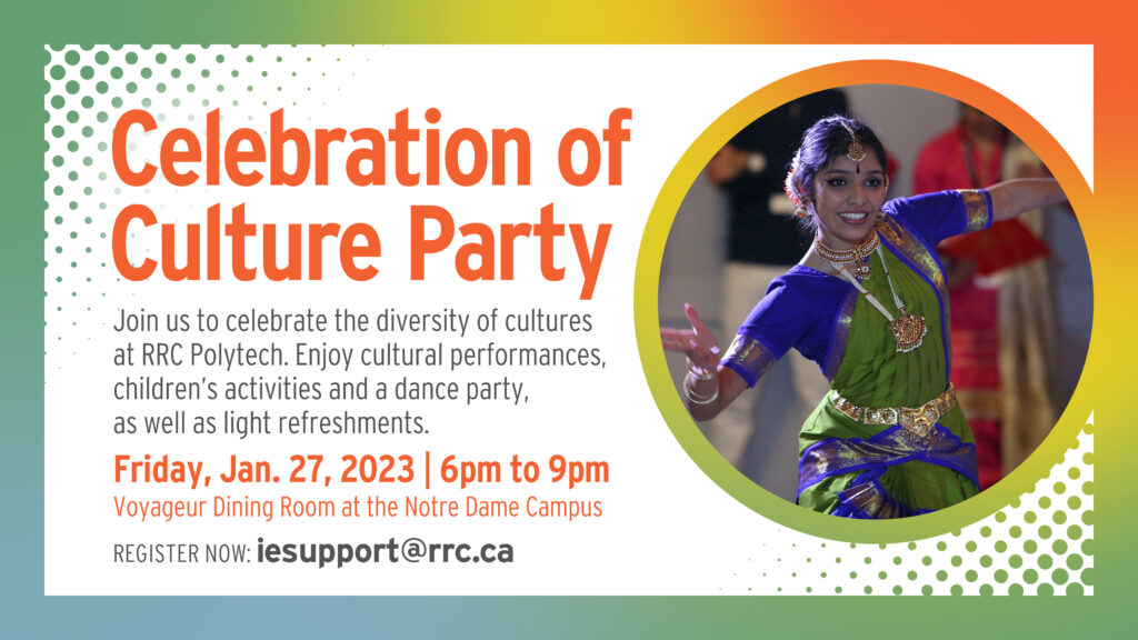 Celebration of Culture Party - Friday, January 27, 6PM : RRC Polytech ...