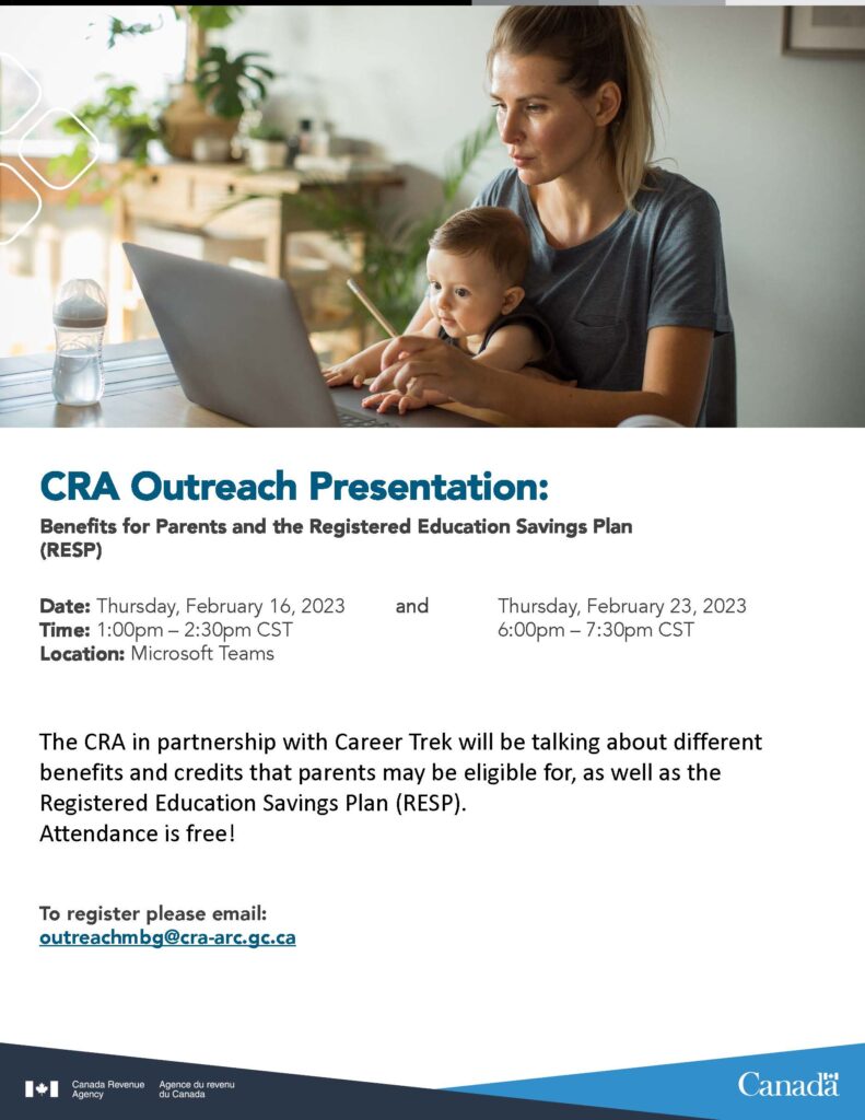 CRA Presentation: Benefits for Parents and the Registered Education Savings Plan : RRC Polytech ...