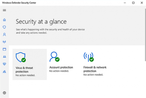 Perform a virus scan – Windows 10 : Red River College: Information ...
