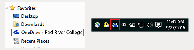 Set up OneDrive in Windows 10 : Red River College Polytechnic ...