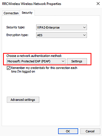 Configure wireless network – Windows 10 and 11 : Red River College ...