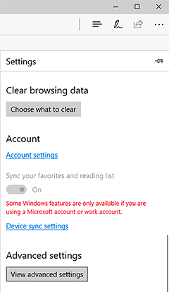 Disable pop-up blocker on Microsoft Edge : Red River College ...