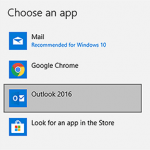 Change Windows 11 and 10 default mail app to Outlook : RRC Polytech ...