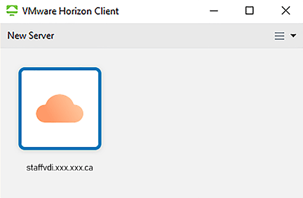 VMWare Horizon Client setup instructions : Red River College ...