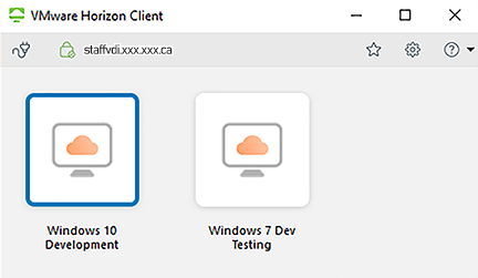 VMWare Horizon Client setup instructions : Red River College ...