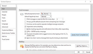 Manage Outlook AutoComplete list : Red River College Polytechnic ...
