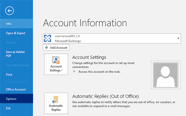 Manage Outlook AutoComplete list : Red River College Polytechnic ...