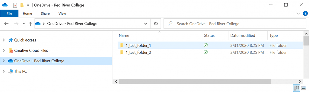 Store OneDrive files locally on your computer : RRC Polytech ...