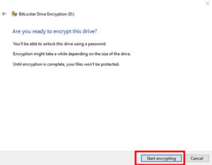 Encrypt a USB drive or external hard drive with BitLocker : RRC ...
