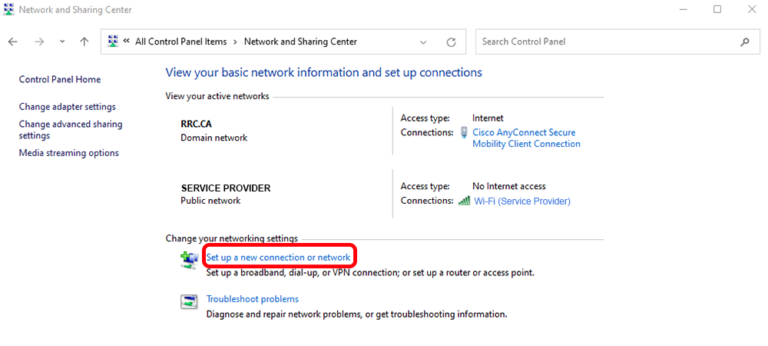 Configure wireless network – Windows 10 and 11 : RRC Polytech ...