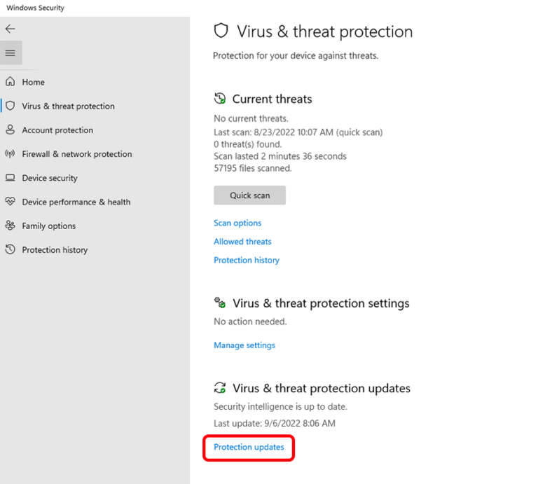 Perform a virus scan – Windows 10 and 11 : RRC Polytech: Information ...