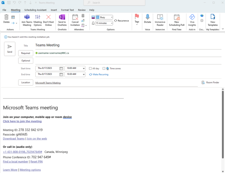 Invite guests to MS Teams meetings : RRC Polytech: Information ...