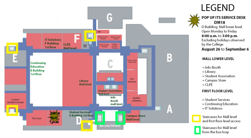 Pop Up ITS Service Desk : RRC Polytech: Information Technology Solutions