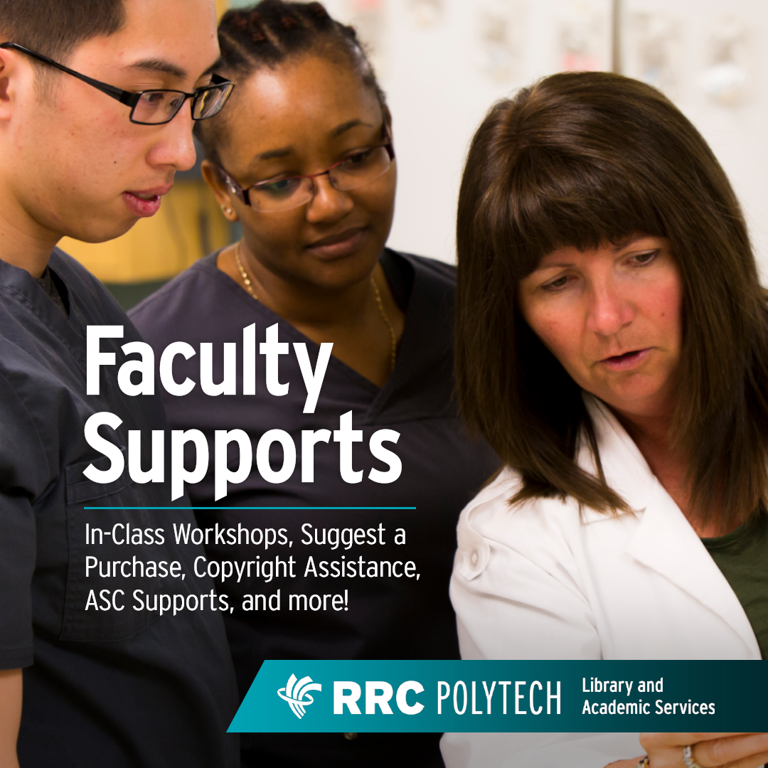Supports for Faculty and Staff from Library and Academic Services : RRC ...