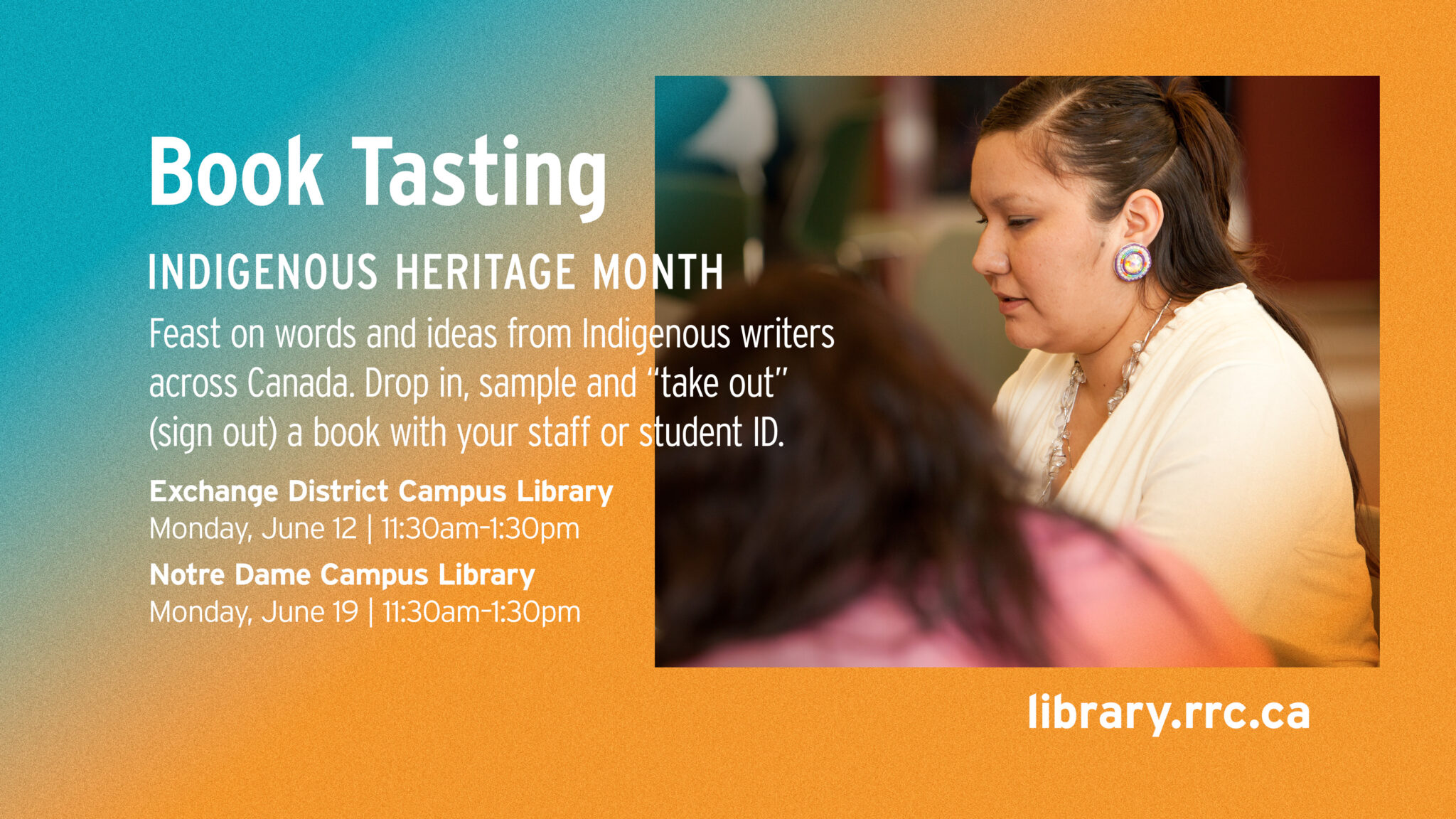 Book Tasting: Feast on Words and Ideas from Indigenous Writers Across Canada : RRC Polytech ...