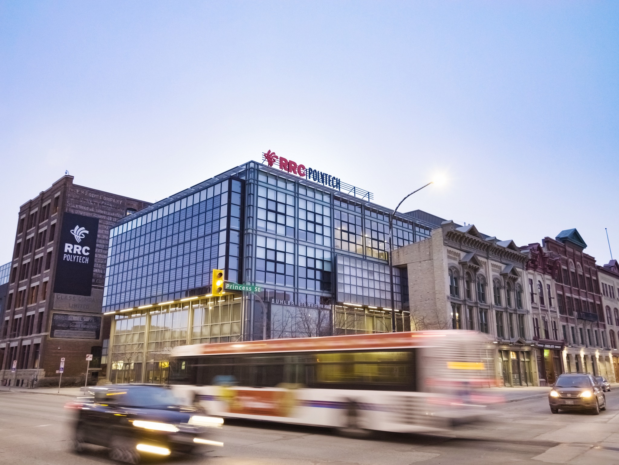 RRC Polytech installs new signage atop Exchange District Campus; major milestone in securing ...