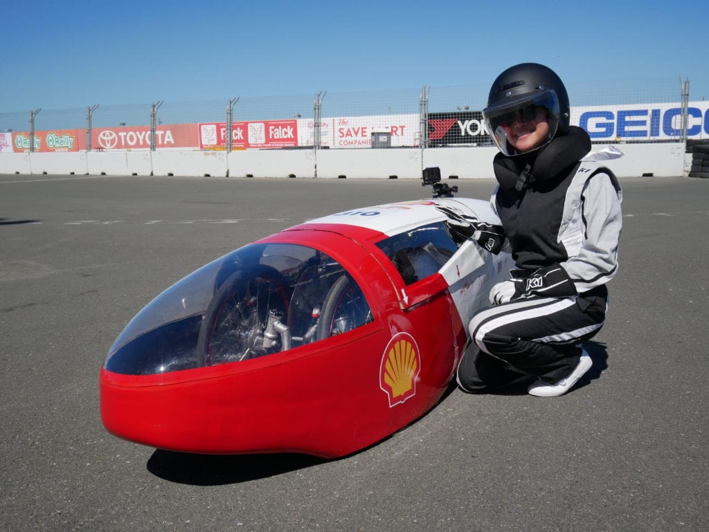 A victory for SpaRRCky: Student-built battery-electric car crosses the ...