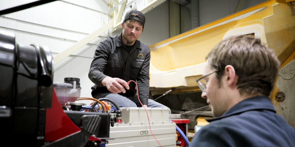 VTEC researchers unveil new diesel-to-electric school bus conversion ...