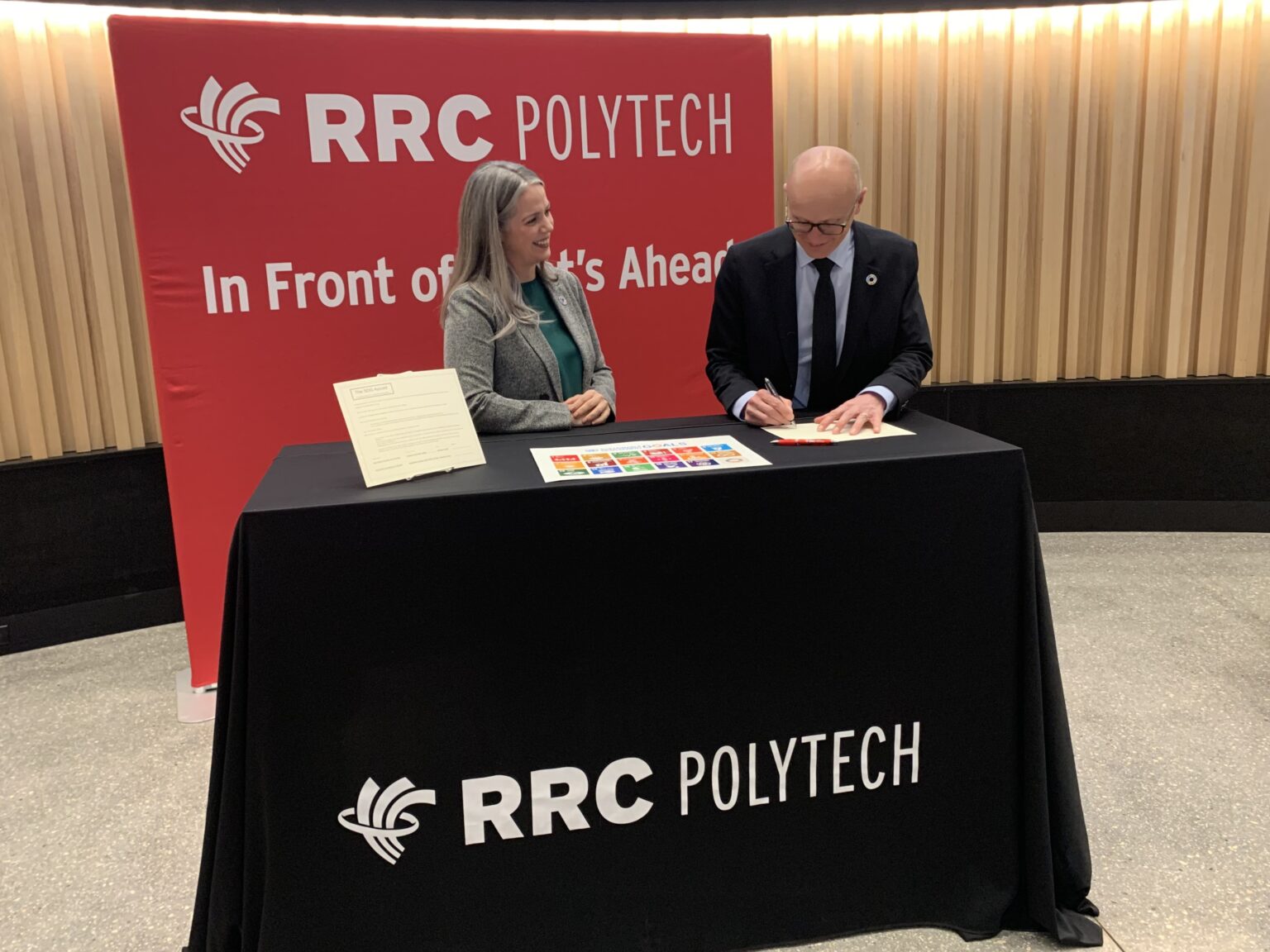 RRC Polytech continues to lead sustainable development by signing the SDG Accord : RRC Polytech ...