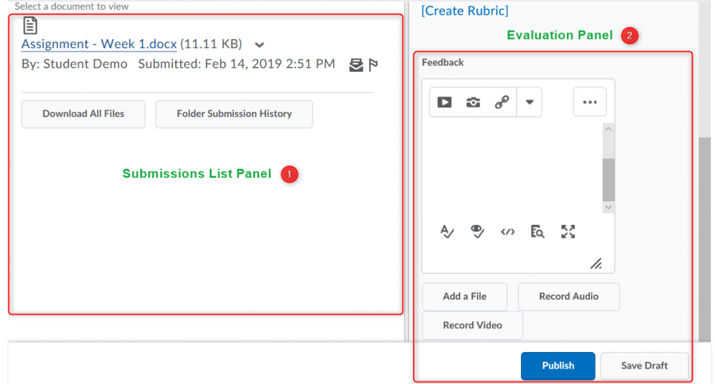 Assessing a Dropbox Submission : RRC Polytech: Learning Technologies