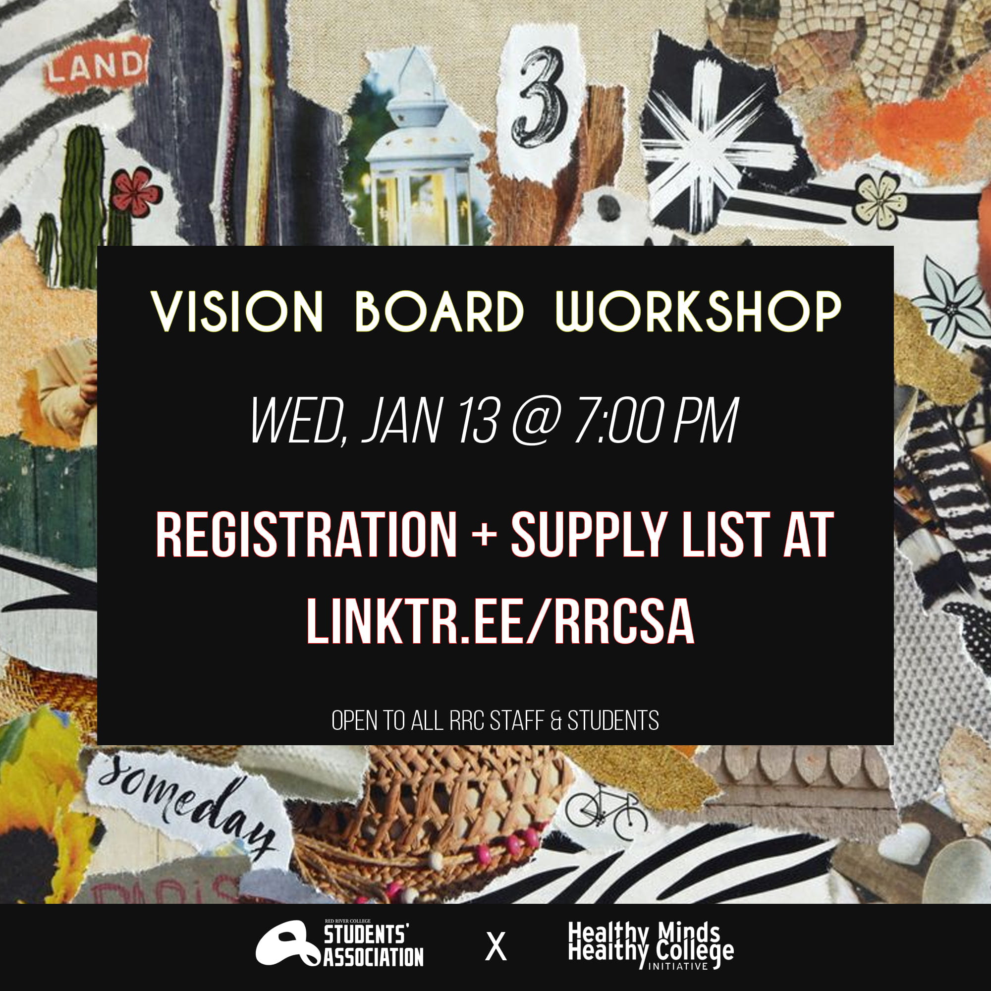 Set Your 2021 Intentions: Register for a Virtual Vision Board Wokshop ...