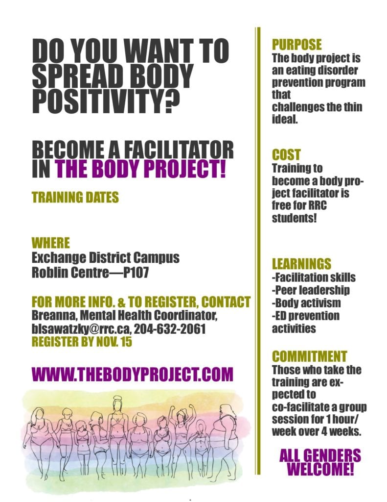 The Body Project: Searching for Student Volunteers : RRC Polytech ...