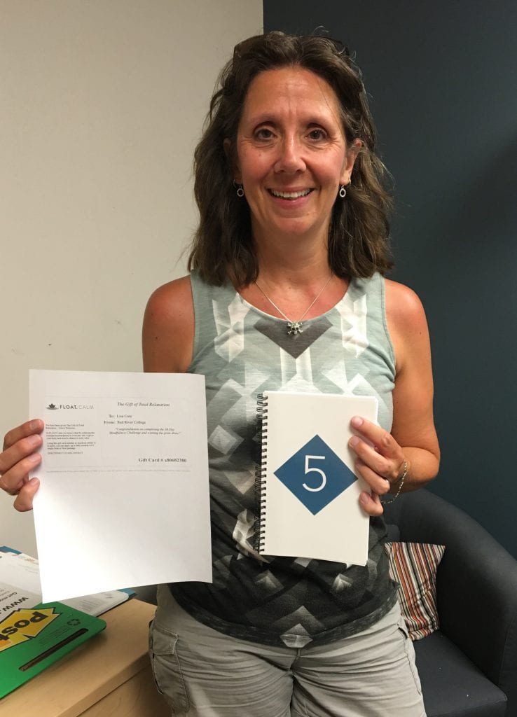 Mindfulness Challenge Prize Winners! : RRC Polytech: Campus Well-Being