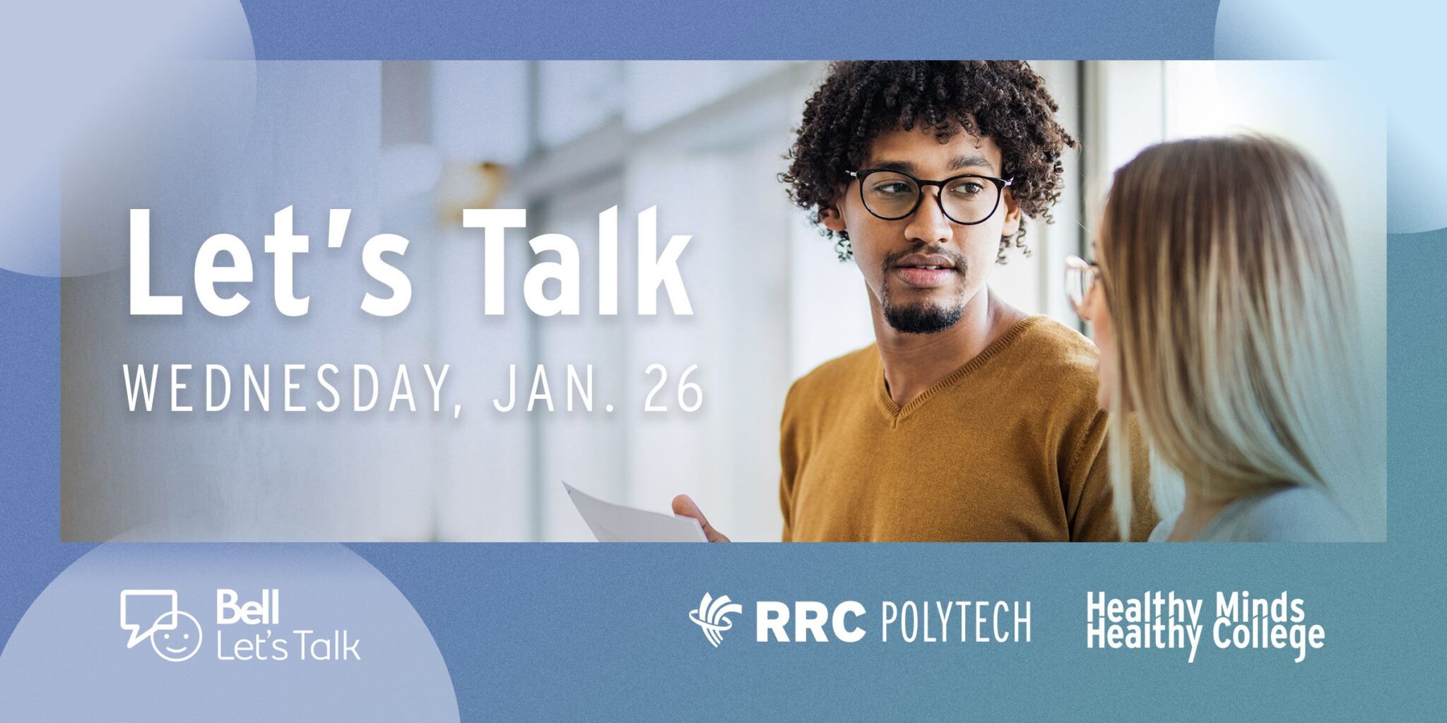 Bell Let's Talk Day : RRC Polytech: Campus Well-Being