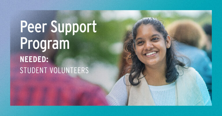 Become a Trained Peer Supporter and Help Other Students Through ...